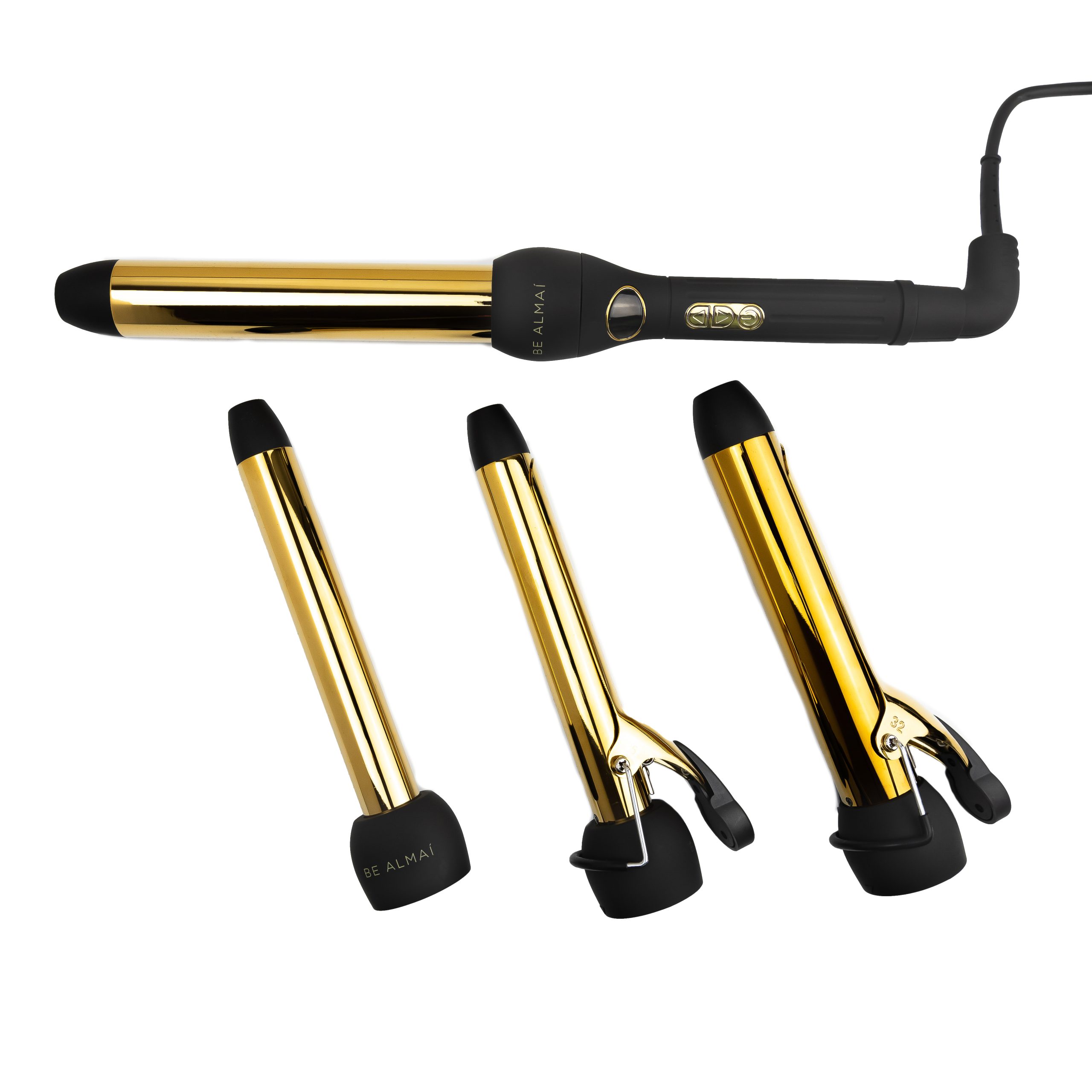 BE ALMAÍ Wave & Curl Styling Wand with 25mm & 32mm Clip Barrel ...