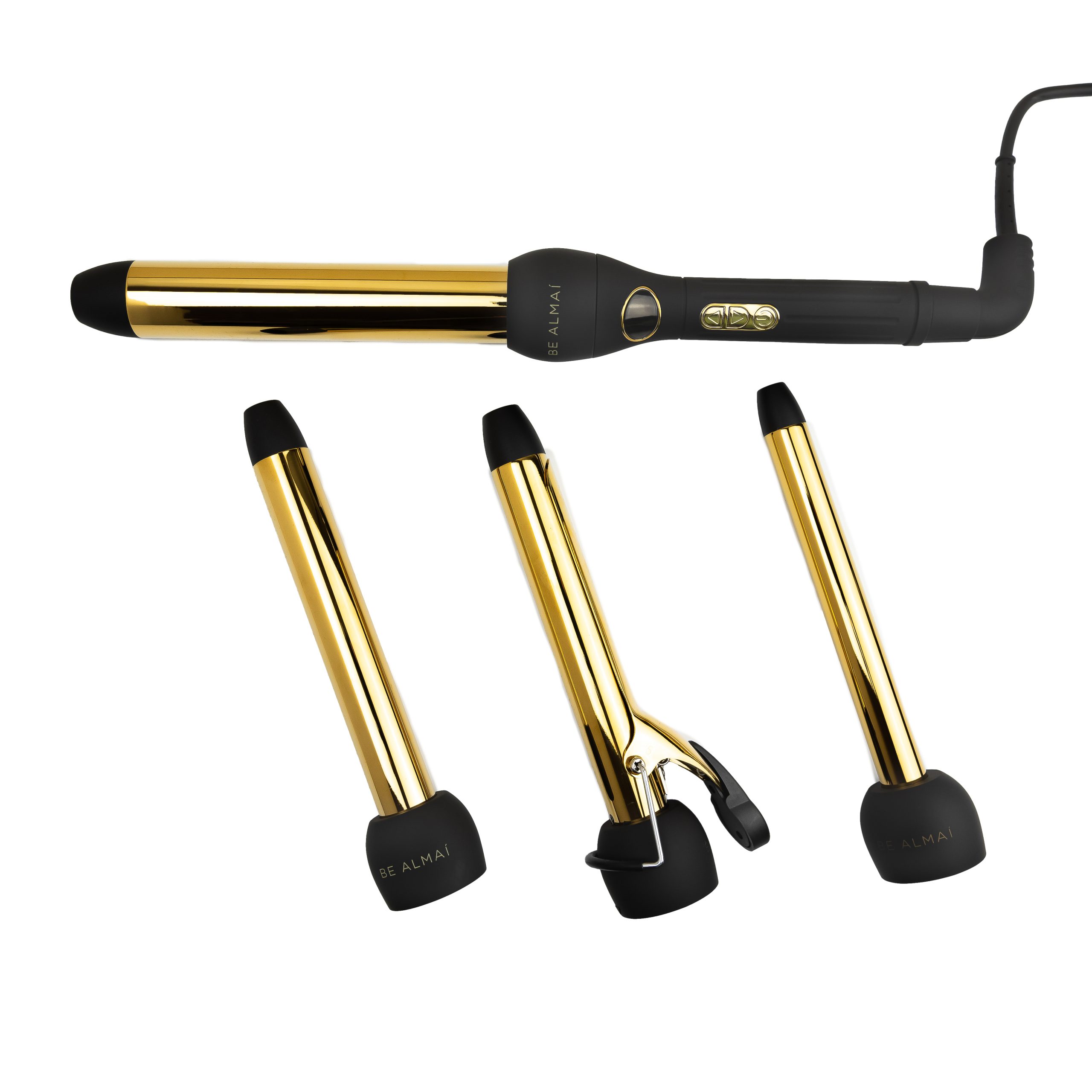 BE ALMAÍ Wave & Curl Styling Wand with 19mm Slimline Barrel & 25mm Clip ...